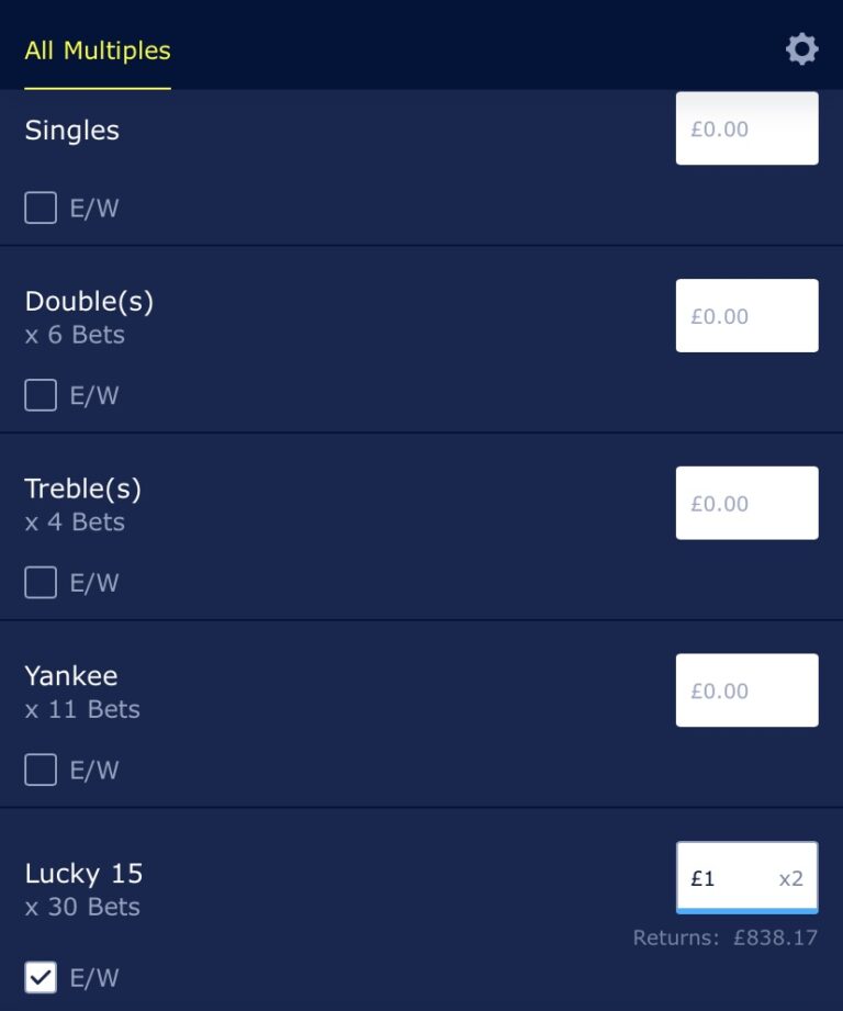 What is a Lucky 15 Bet? Your Complete Guide to how they work